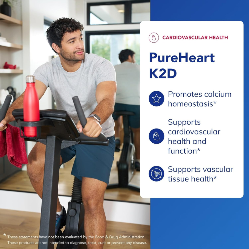 Pure Encapsulations PureHeart K2D 60 Caps – Betahealth