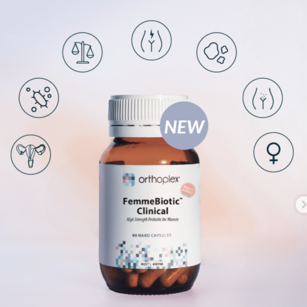 Orthoplex FemmeBiotic™ Clinical 60 Capsules – Betahealth